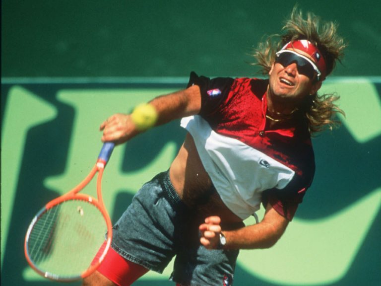 Pictorial tribute to style icon Andre Agassi: From lion mane wigs to ...