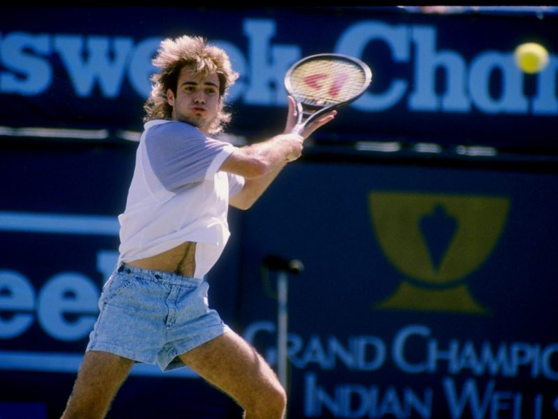 Pictorial tribute to style icon Andre Agassi: From lion mane wigs to ...