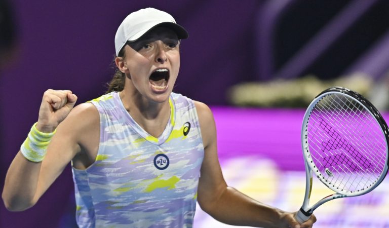 Iga Swiatek 'pretty proud' of beating Simona Halep to reach second ...
