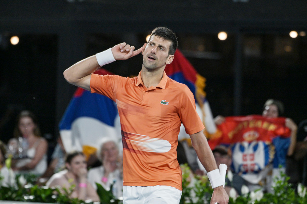 Novak Djokovic moved by hero's welcome at Rod Laver Arena