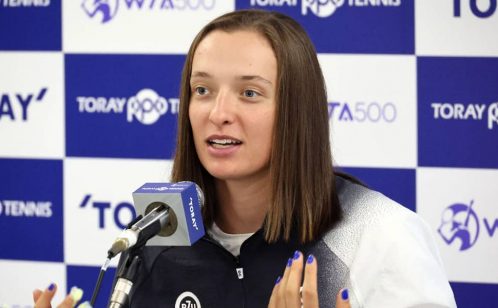 Watch: Iga Swiatek's outrageous WTA Shot of the Month winner