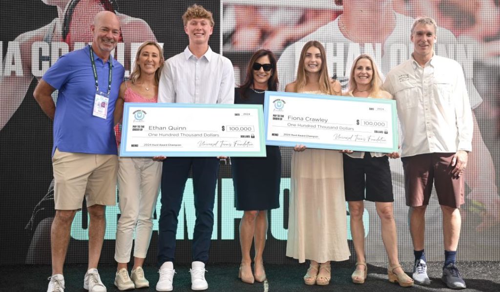Two rising stars of American tennis receive huge cash sum to boost ...