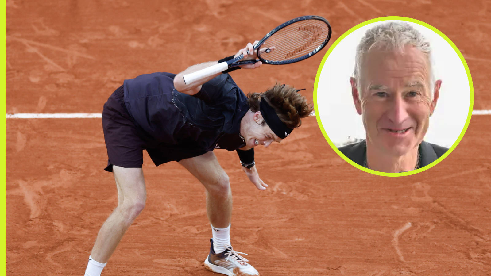 John McEnroe shares verdict after Andrey Rublev 'goes crazy' as he also ...
