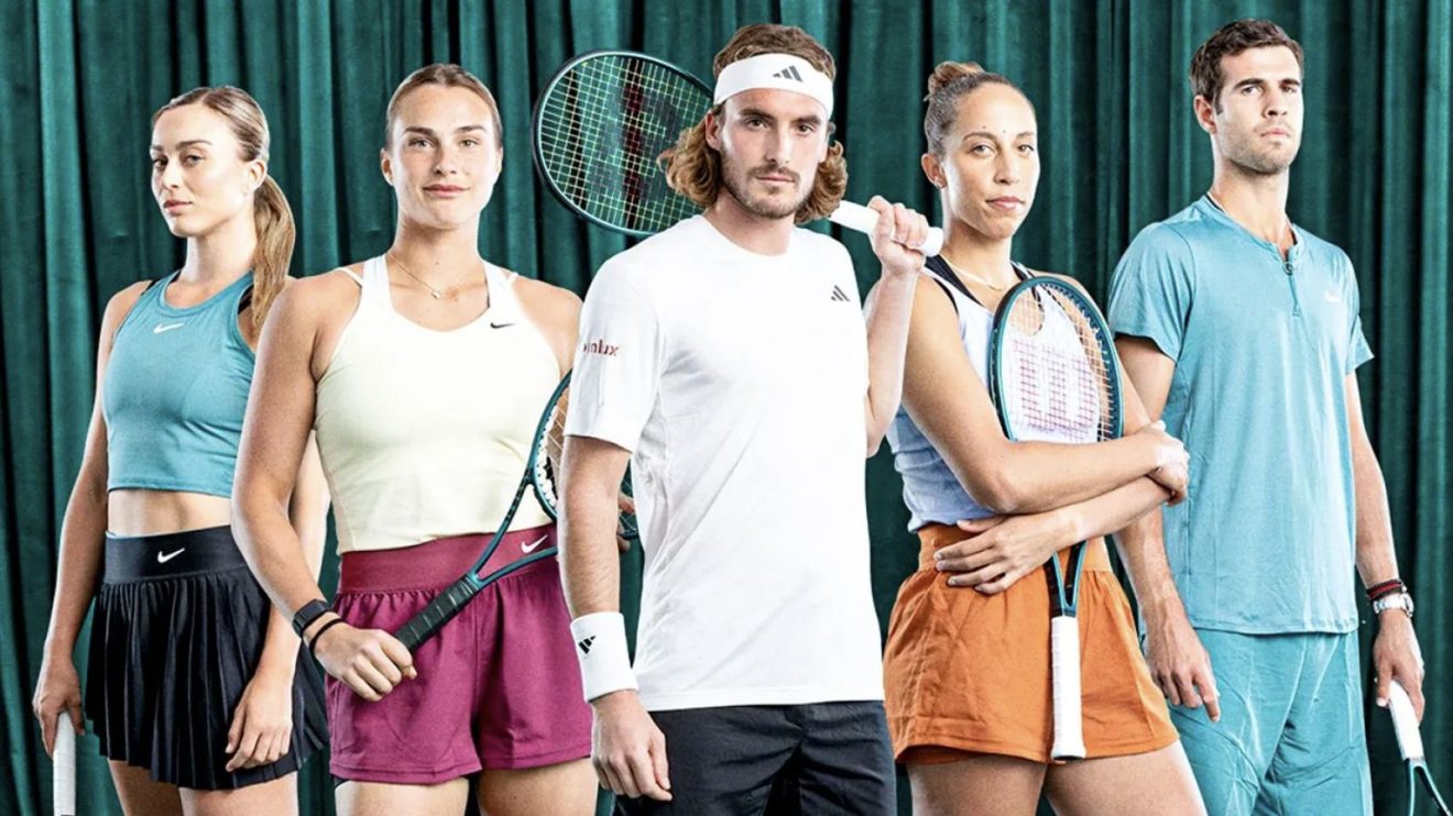 Emma Raducanu's tennis racket slices a blade through the opposition