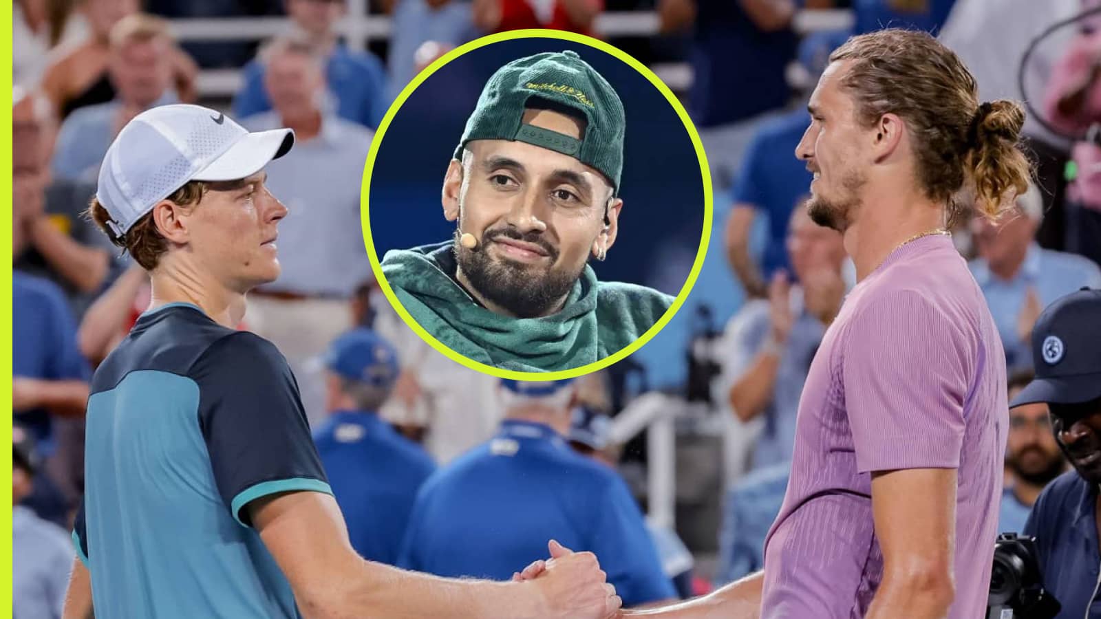 Nick Kyrgios makes 'something deeper' comment on Jannik Sinner's reaction to Alexander Zverev win