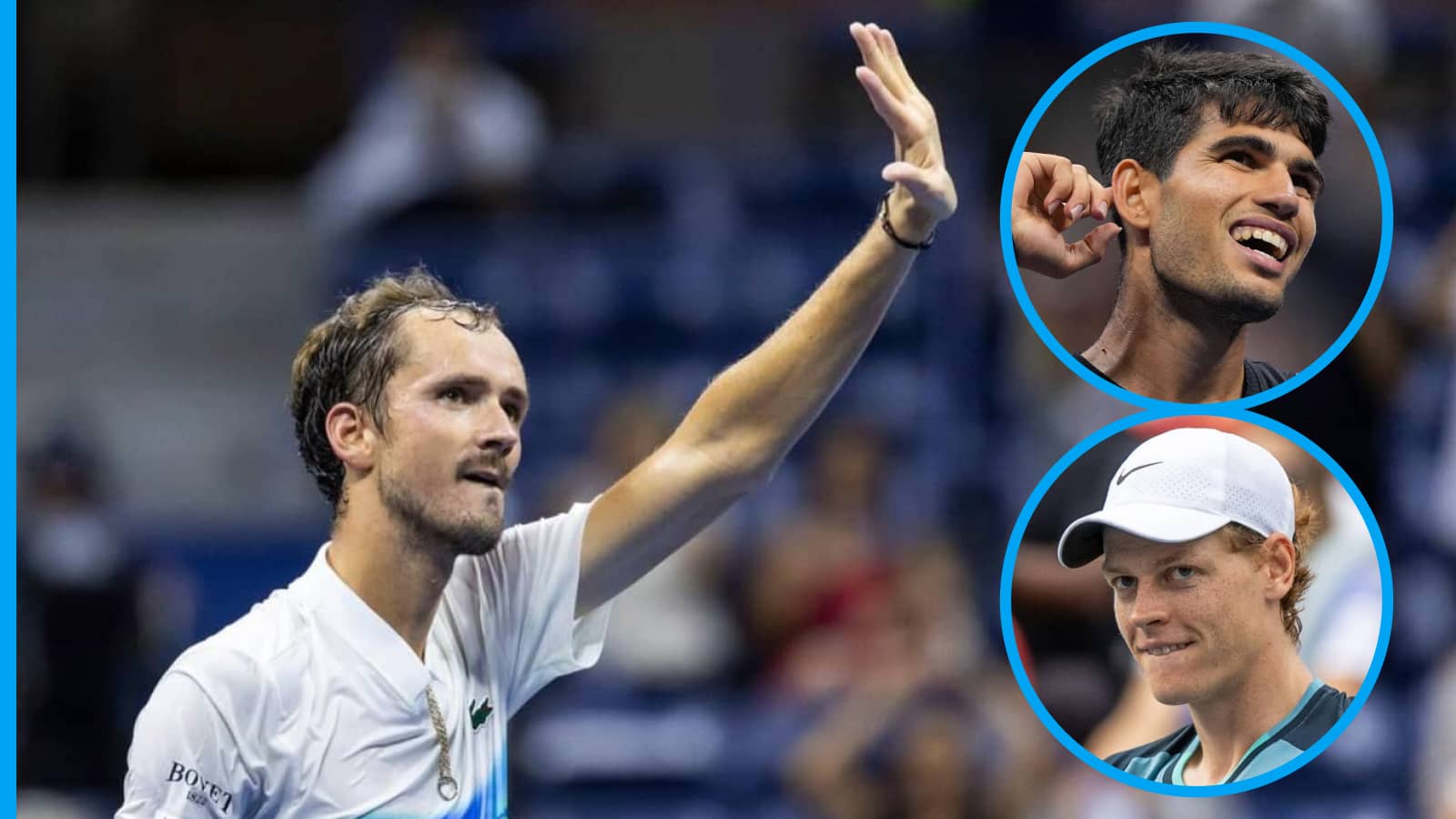 Daniil Medvedev suggests Jannik Sinner and Carlos Alcaraz have replaced Djokovic, Nadal and Federer