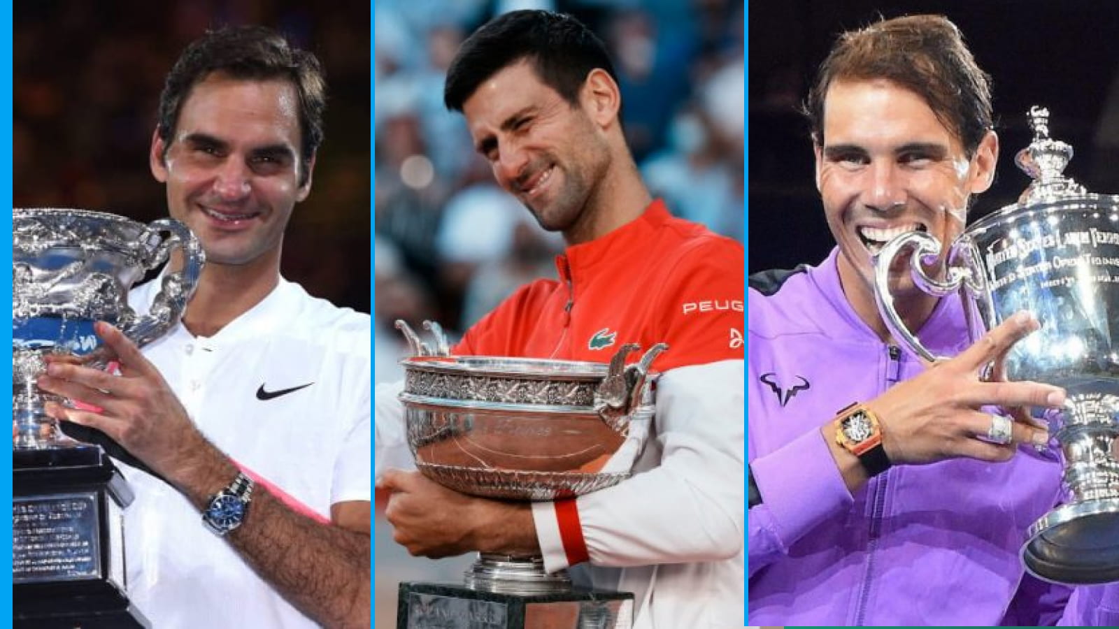 The 12 men to reach four Grand Slam semi-finals in a row: Roger Federer ...