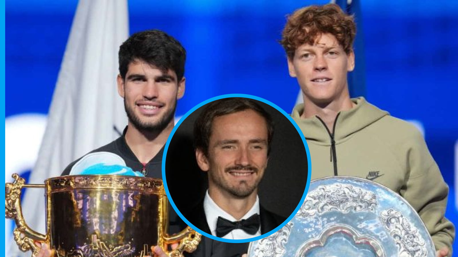 Daniil Medvedev claims Jannik Sinner, Carlos Alcaraz have 'extra ...