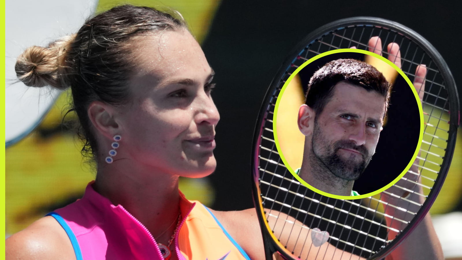 Sabalenka celebrates 'GOATS' Djokovic, Wawrinka, Cilic after Australian ...